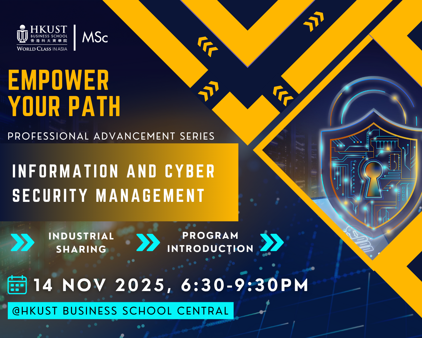 Home | HKUST MSc in Information and Cyber Security Management